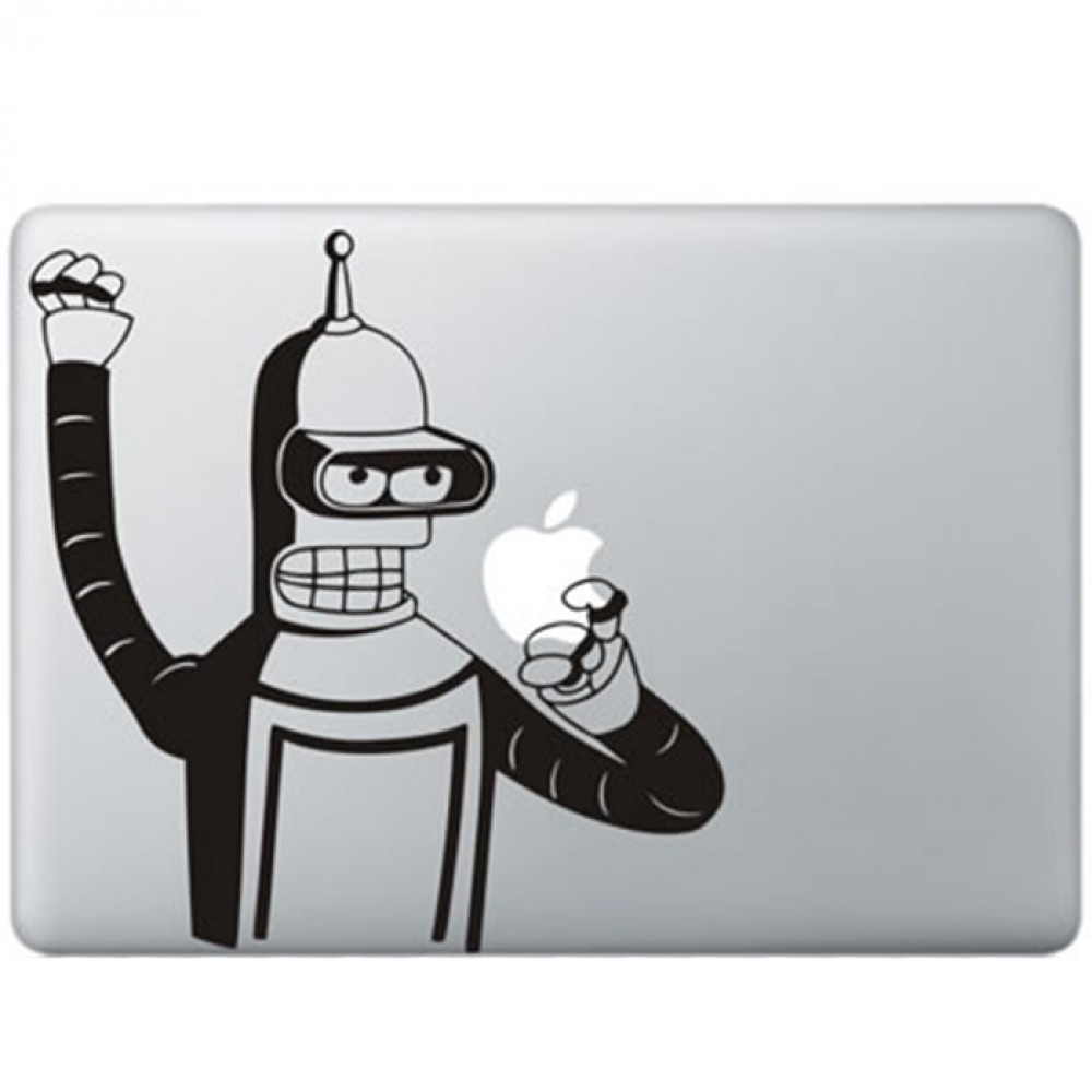Futurama Bender (2) MacBook Sticker | Kongdecals
