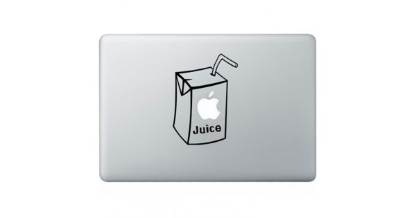 Apple Juice MacBook Sticker | Kongdecals