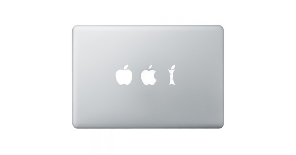 Eating Apple MacBook Sticker | Kongdecals